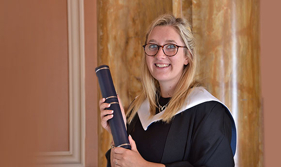 Emma recognised at graduation with special award