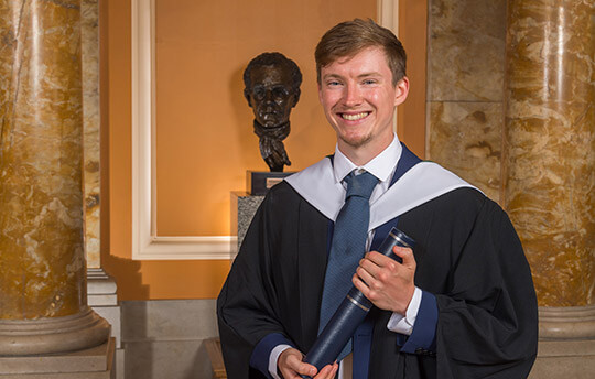 Joseph McPherson wins Atholl Cresent Award | QMU News | Queen Margaret ...