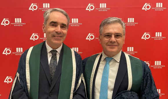 Dimitris Diamantis awarded honorary degree from QMU | QNU News | Queen ...
