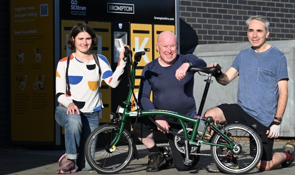 Brompton Bike hire launches in Musselburgh | News | Queen Margaret University, Edinburgh