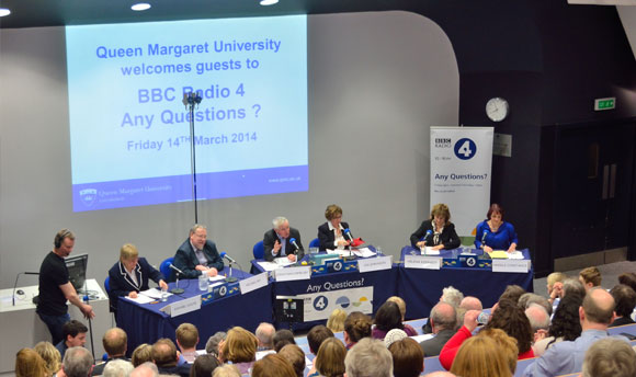 QMU hosts BBC Radio 4 political debate programme ‘Any Questions’ | QMU150 | Queen Margaret ...